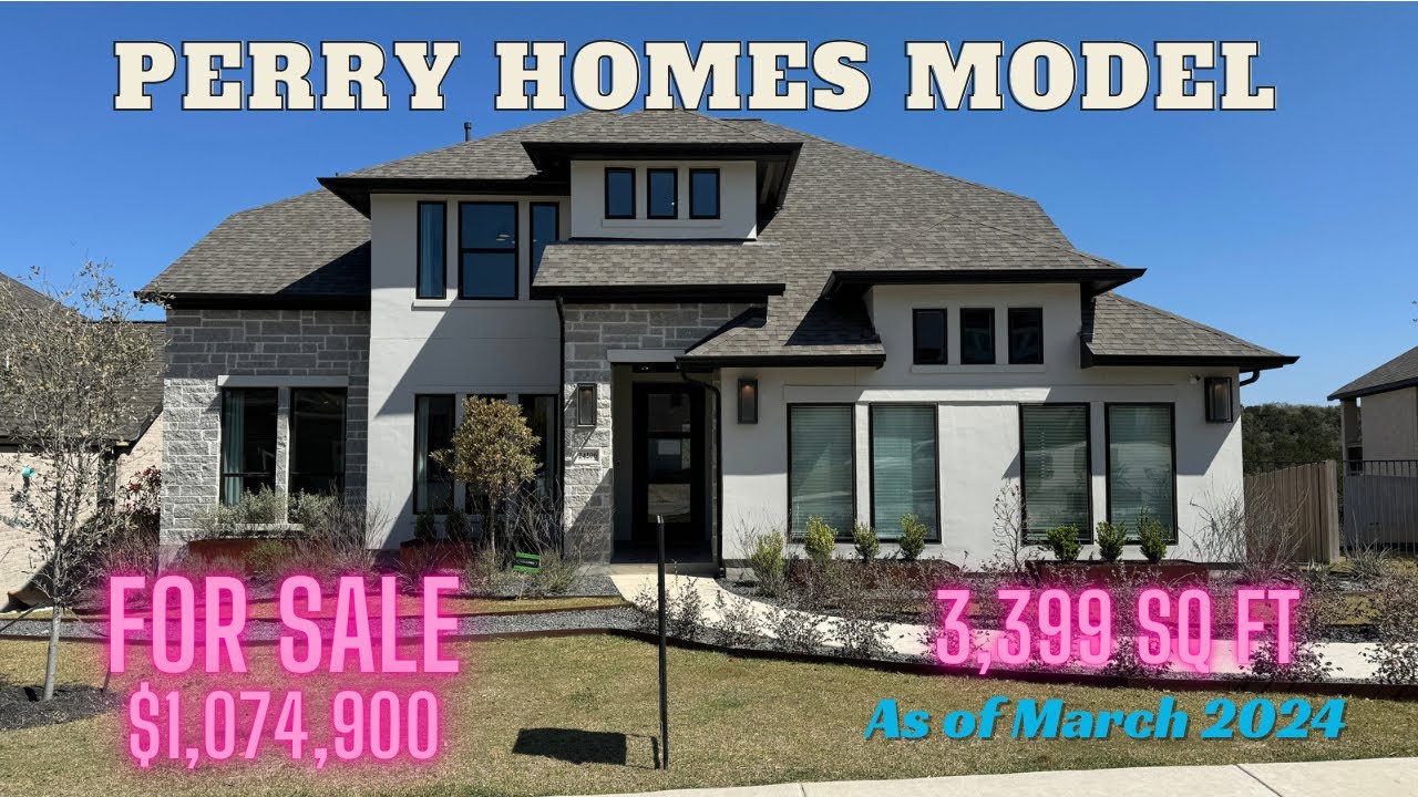 New Cosntruction, Perry Model Home for Sale, 3399 plan, Cibolo Canyons ...