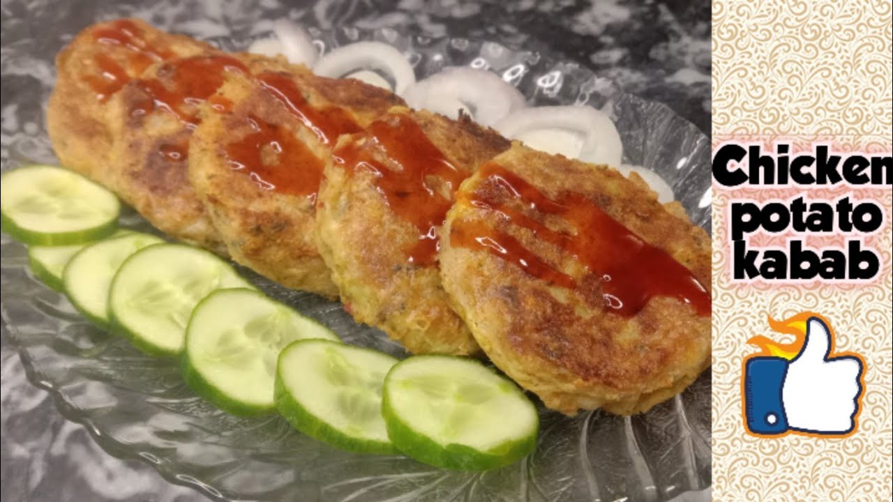 Chicken Potato Kabab Recipe | Snack Recipe - YouTube