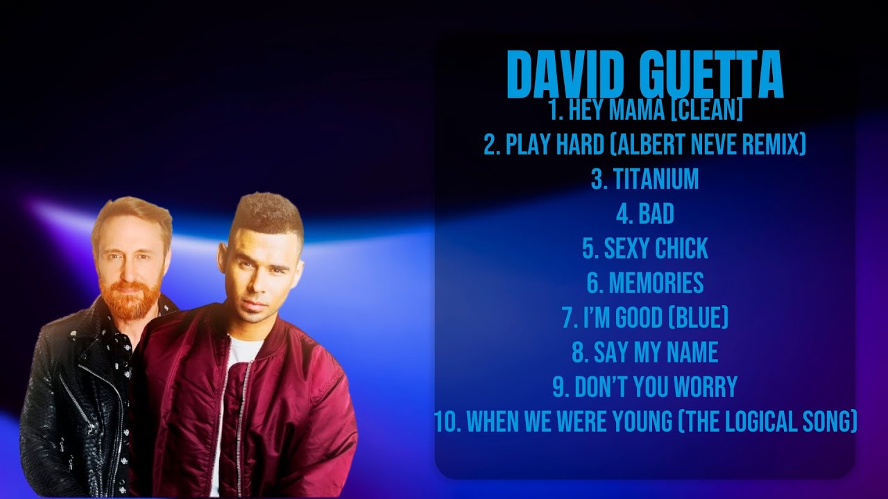 David Guetta-The year's top music picks-Prime Chart-Toppers Selection ...