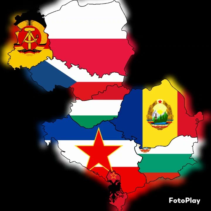map of the eastern bloc - YouTube