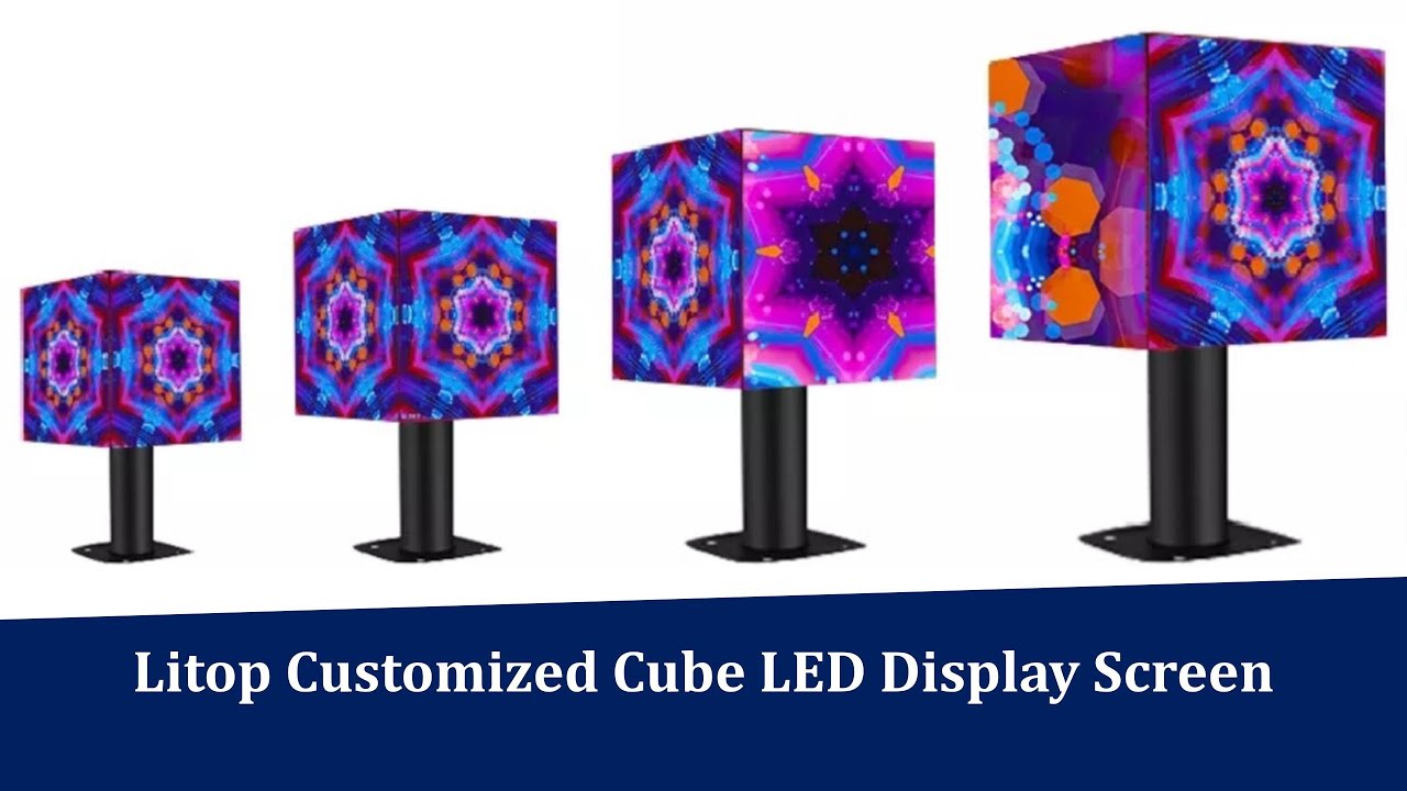 Litop Cube LED Display Indoor and Outdoor Customized LED Display - YouTube