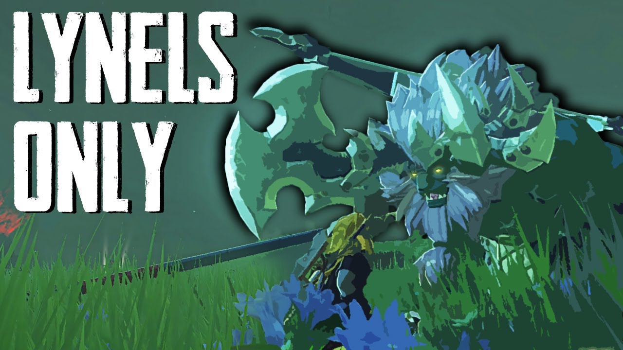 Tears Of The Kingdom, But With Only Lynel Equipment | Zelda Challenge ...
