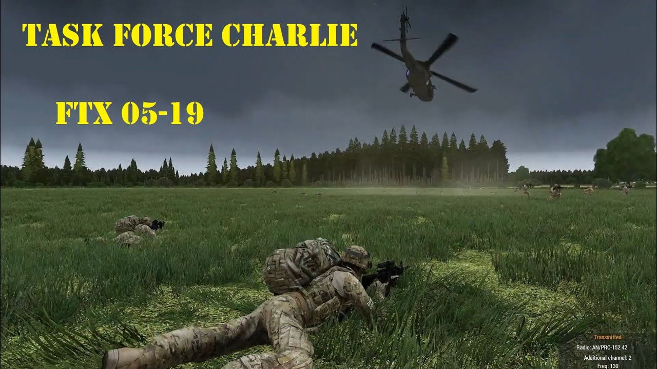 ARMA 3 506th IRRU Task Force Charlie FTX 05-19 Air Assault - YouTube