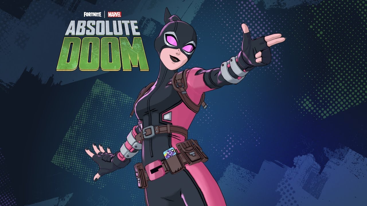DARK GWENPOOL SKIN | FORTNITE CHAPTER 5 SEASON 4 ABSOLUTE DOOM - YouTube