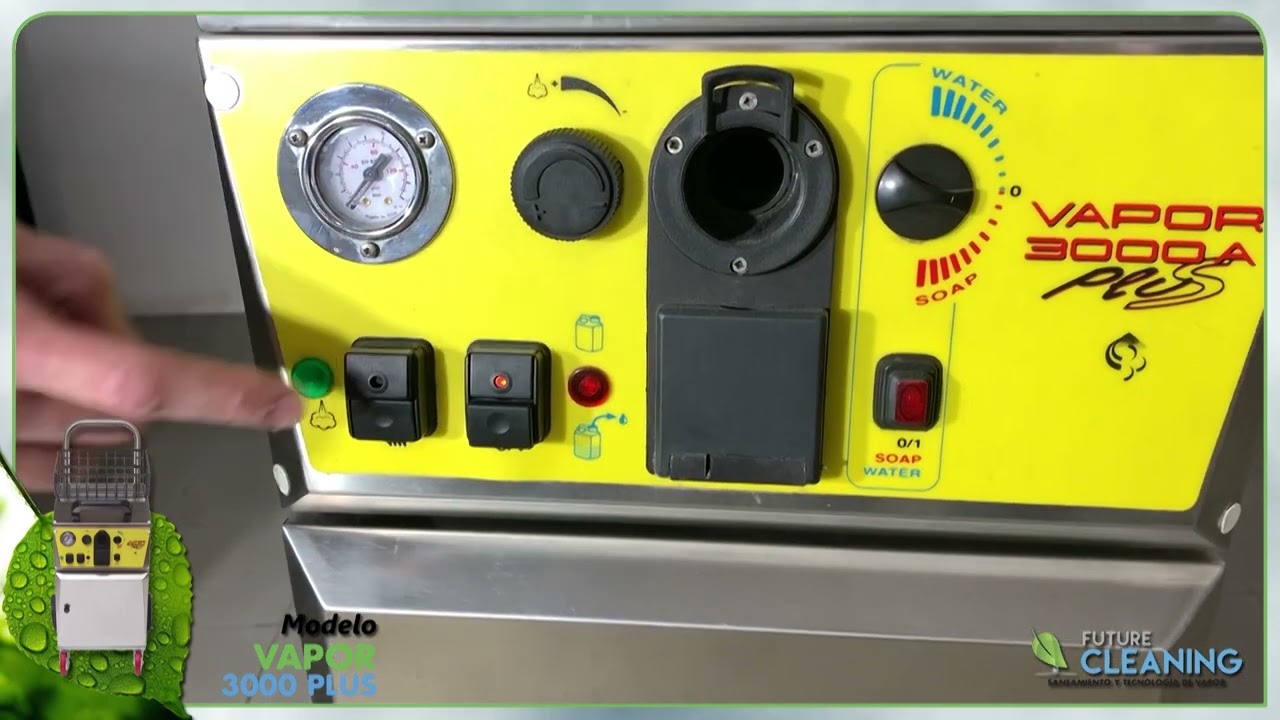 Vapor 3000 Plus l Puesta en Marcha l Future Cleaning - YouTube