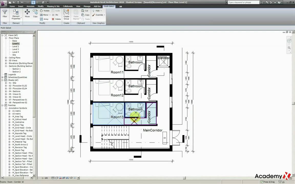 Revit 2010 Lesson 07 01 - YouTube