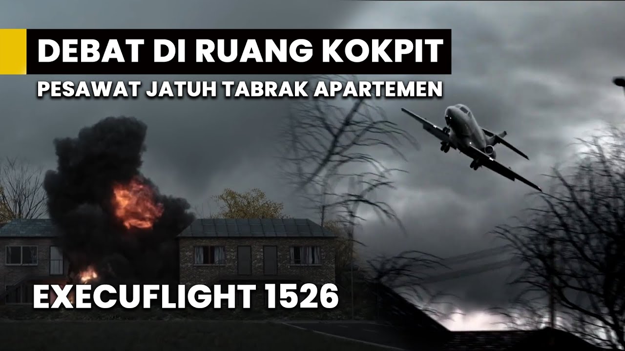 Debat di Ruang Kokpit Mengakibatkan Pesawat Jatuh Menabrak Apartement ...