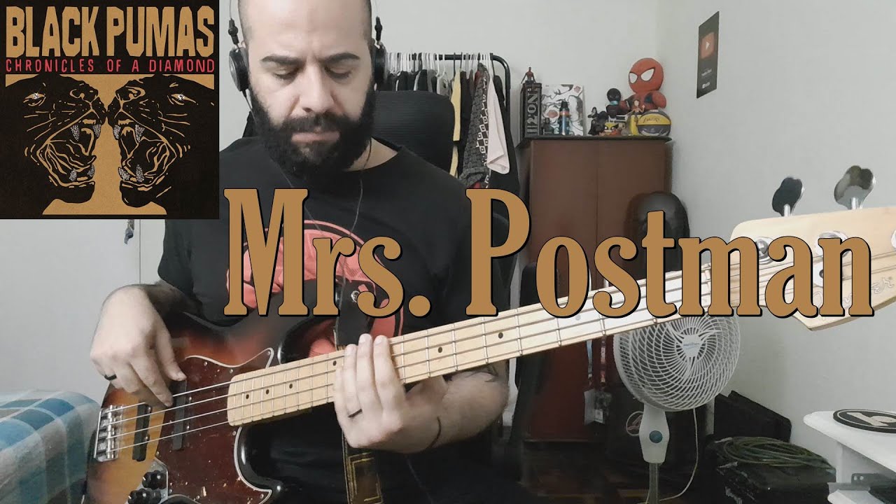 Mrs. Postman (Black Pumas) BASS COVER - YouTube