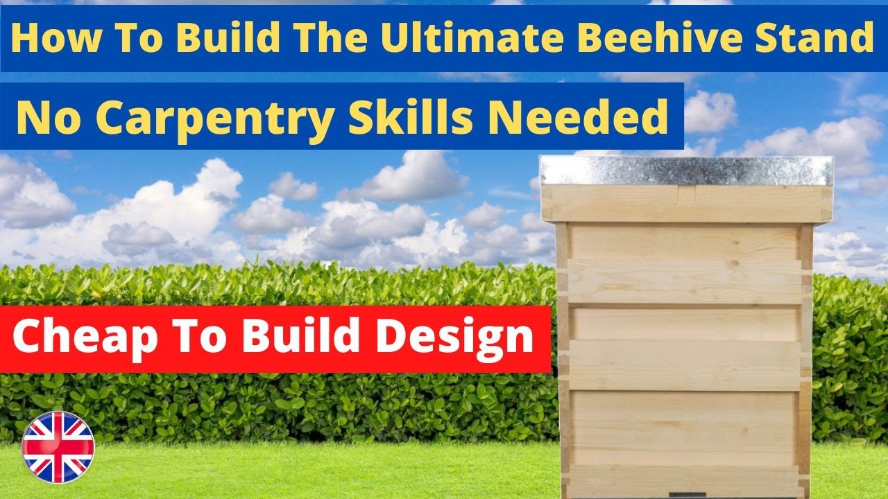 How To Build A Beehive Stand - YouTube