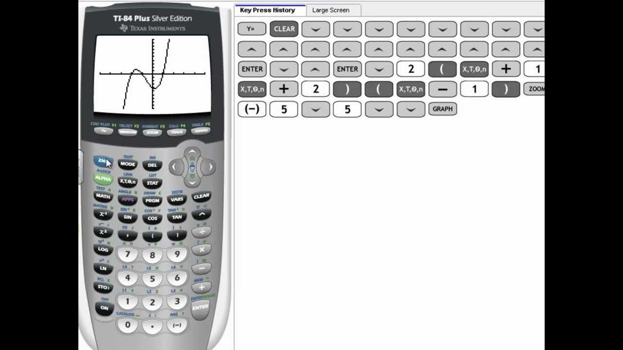 Algebra 2 - Graphing Polynomial Functions on the TI-84 - YouTube