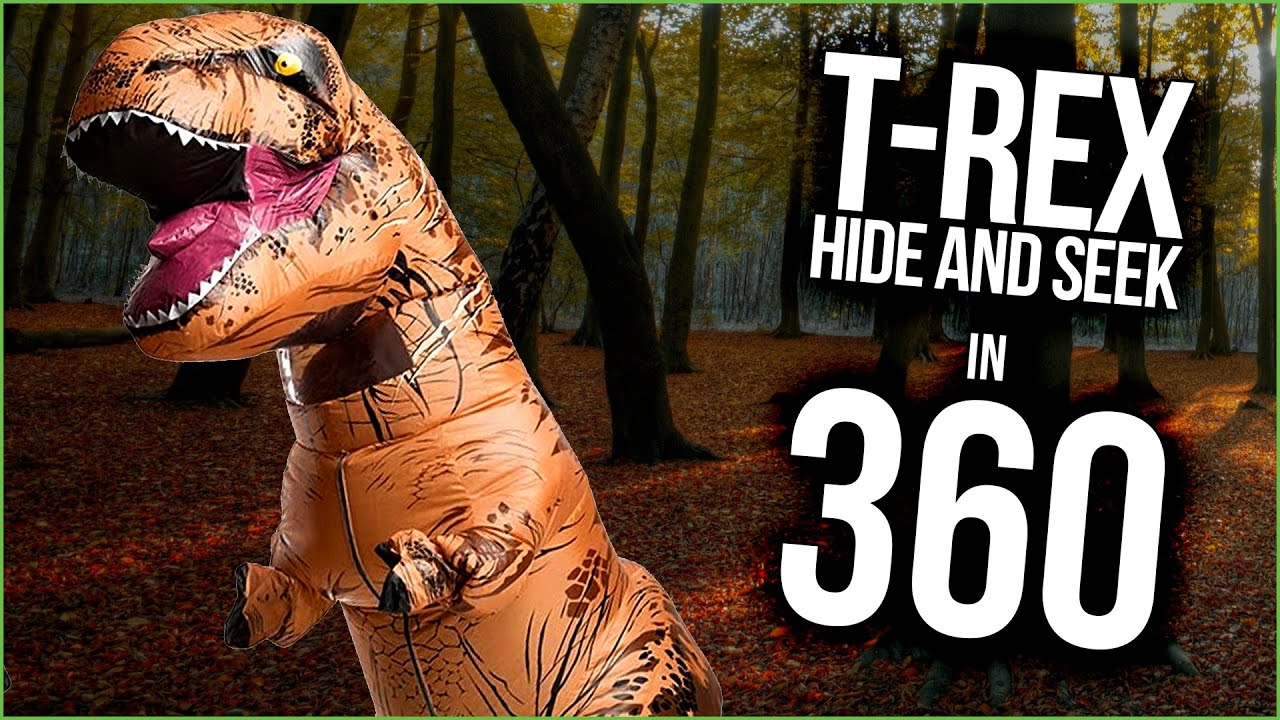T-Rex Hide and Seek in 360 - minimattfilms - YouTube