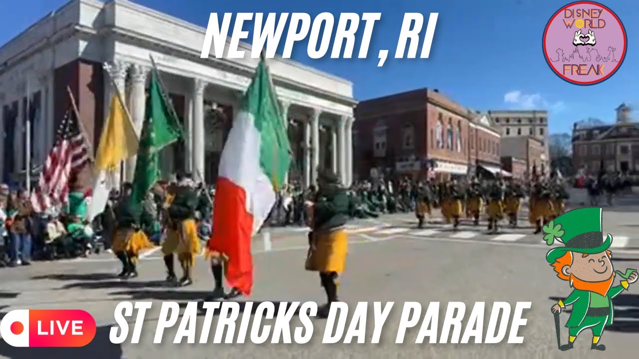 St Patrick’s Day Parade 2025, Newport Rhode Island | Live 🔴 - YouTube