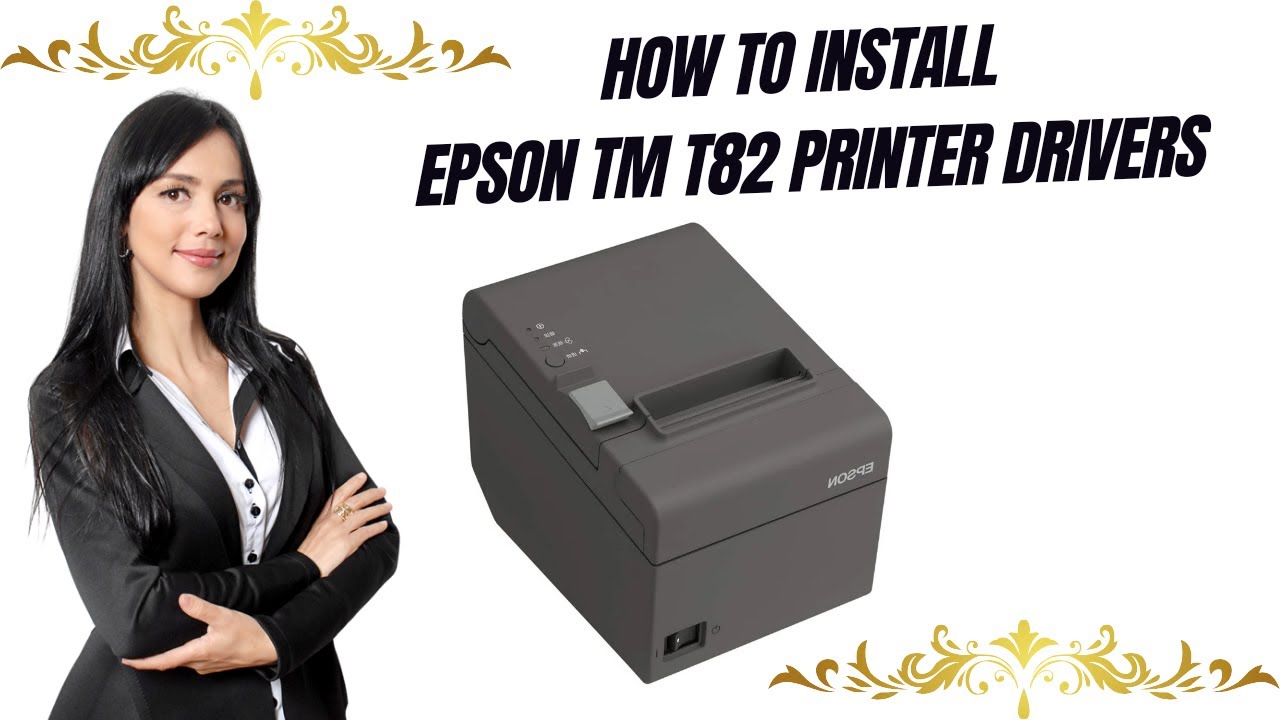 How To Install Epson TM T82 Thermal Printer | Setup | Installation ...