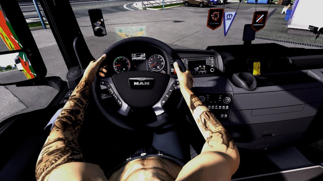 ETS2 -Real Interior Driver Mod 1.0 for 1.39.1.40 | - YouTube