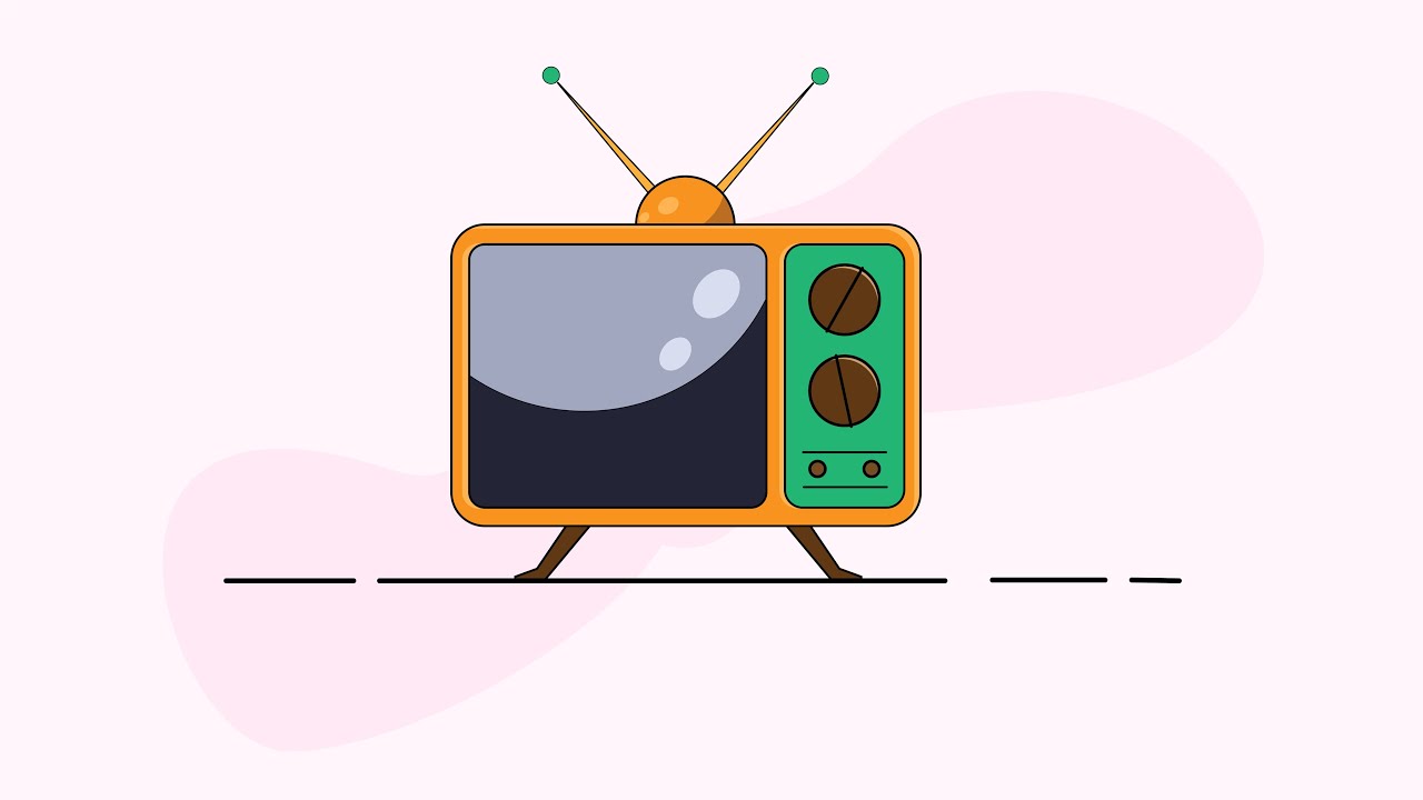 Old TV Illustration | Adobe Illustrator Tutorial | Illustrator Tutorial ...