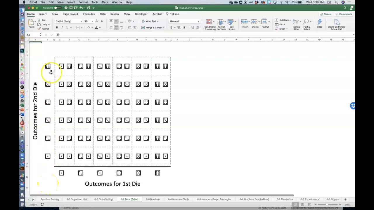 Probability: Organized Lists, Tables, Graphs - YouTube