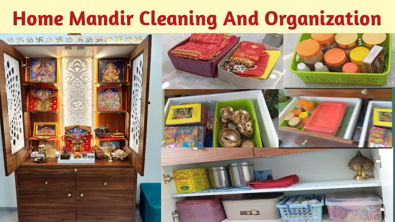 Home Mandir cleaning And organization Idea | Home Temple Tour | How to ...