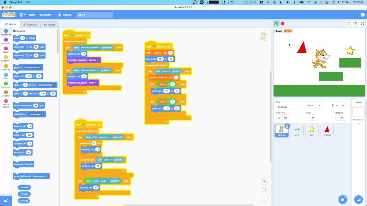 Jump 'n' Run #5 - Hindernisse - Scratch - YouTube