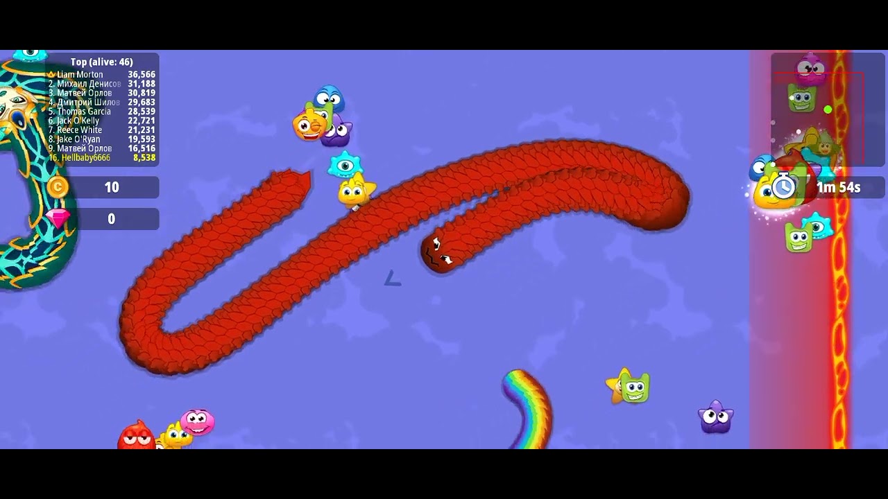 worm hunt gameplay |wormszone insane worm battles |wormhunt strategy ...