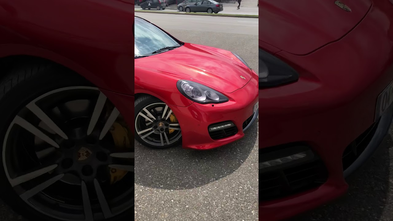 Porsche Panamera 970 Wrap in Super Candy Red - YouTube