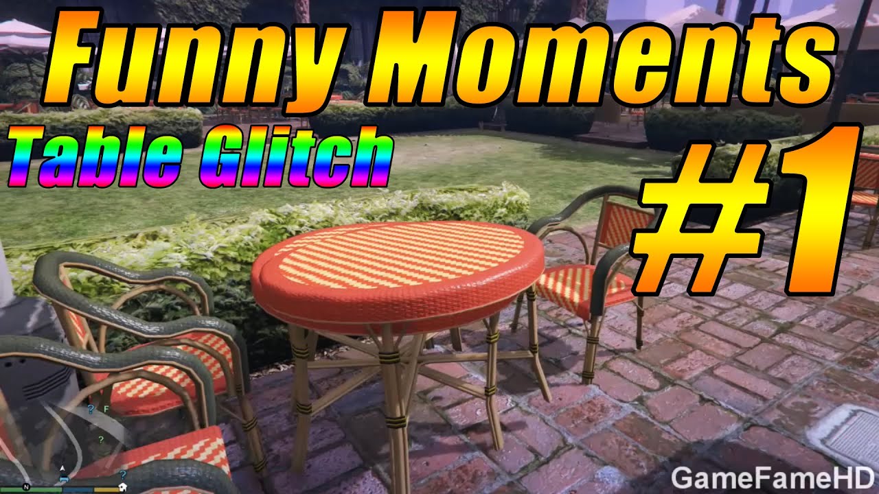 GTA 5 PC Funny Moments #1 - Table Glitch (Funny Table Dance) - YouTube