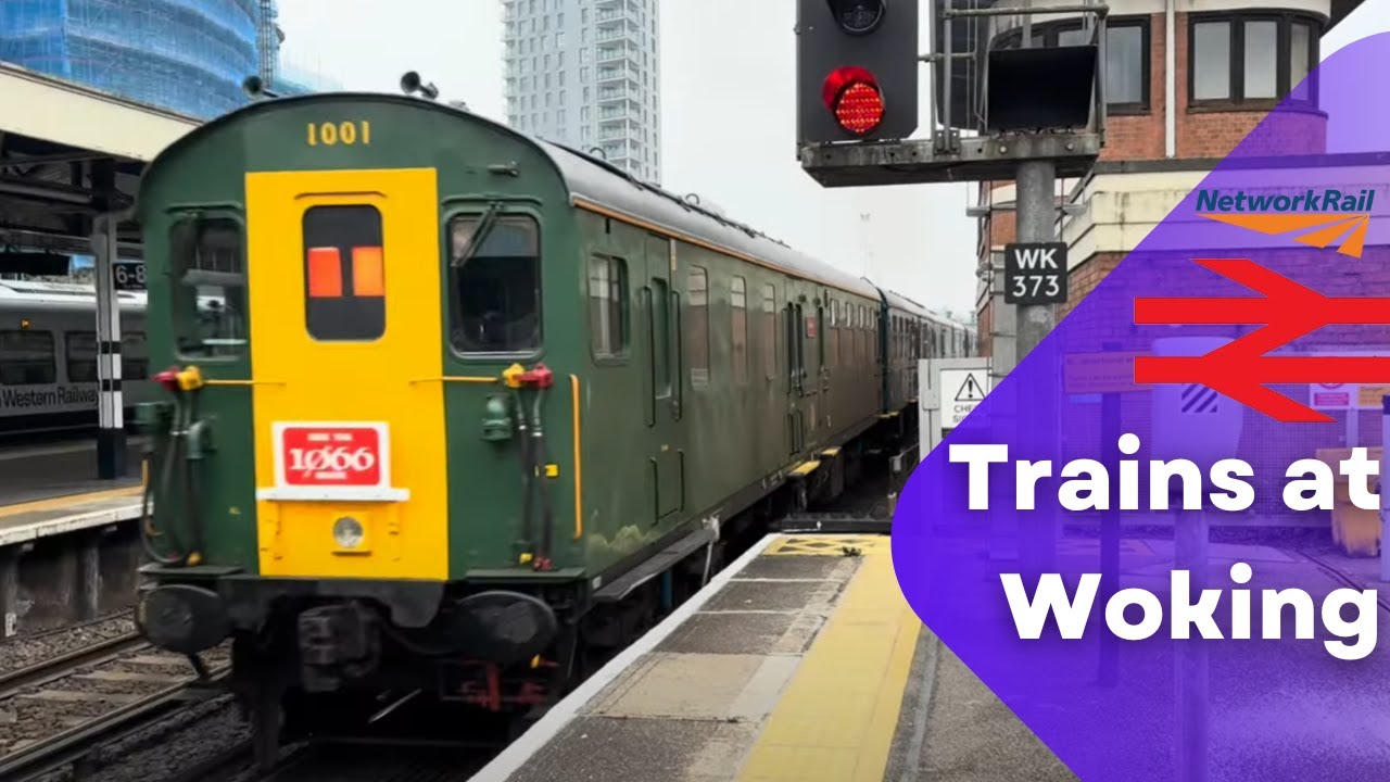 A Busy Day at Woking: Rare & Classic Trains in Action Featuring Thumper ...