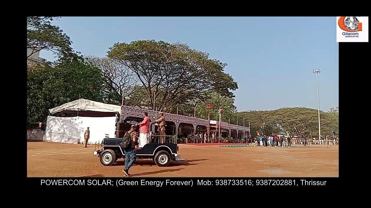 Republic Day Parade at Thrissur - 2023, Revenue Minister Sri.Rajan ...