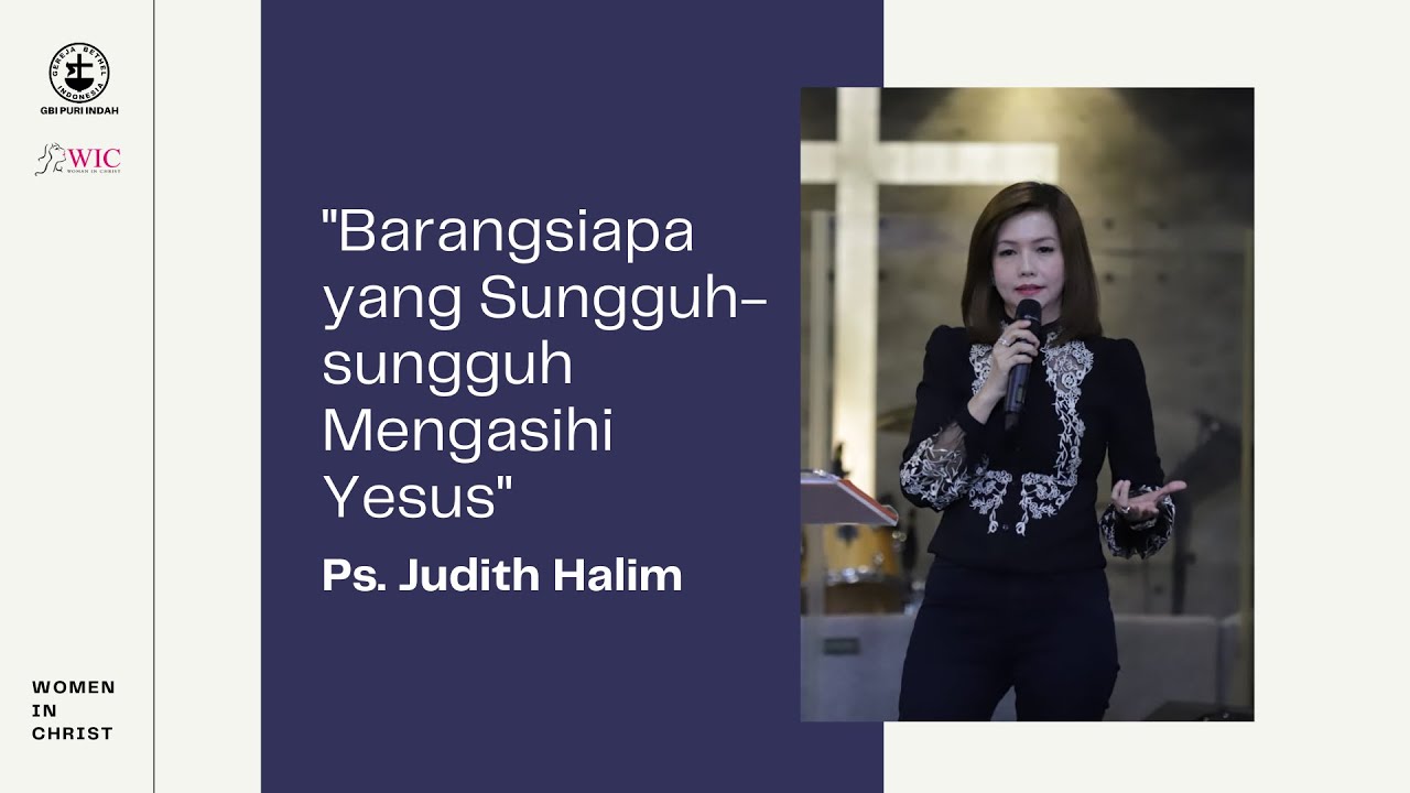 Women in Christ Online Service Ibadah Wanita GBI Puri Indah || Ps ...