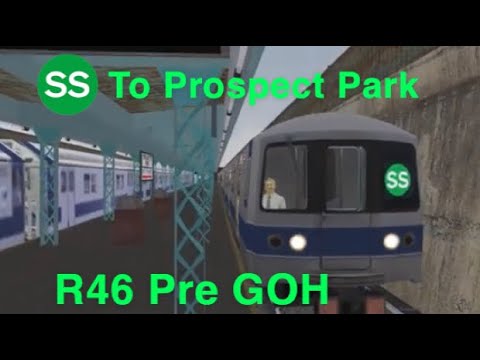 OpenBVE HD 60 FPS: R46 Pre GOH SS train from Franklin Ave to Prospect ...