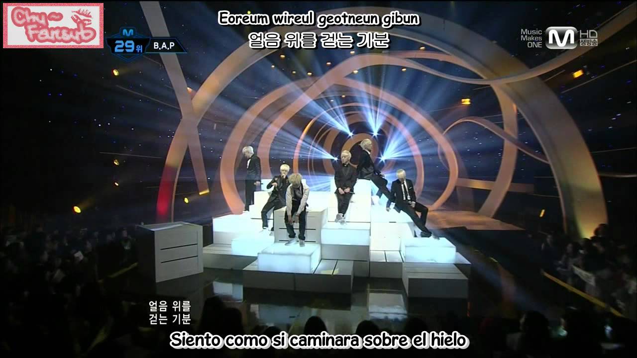 [Subs Español] B.A.P - Secret Love (Live on M!C 120301) - YouTube