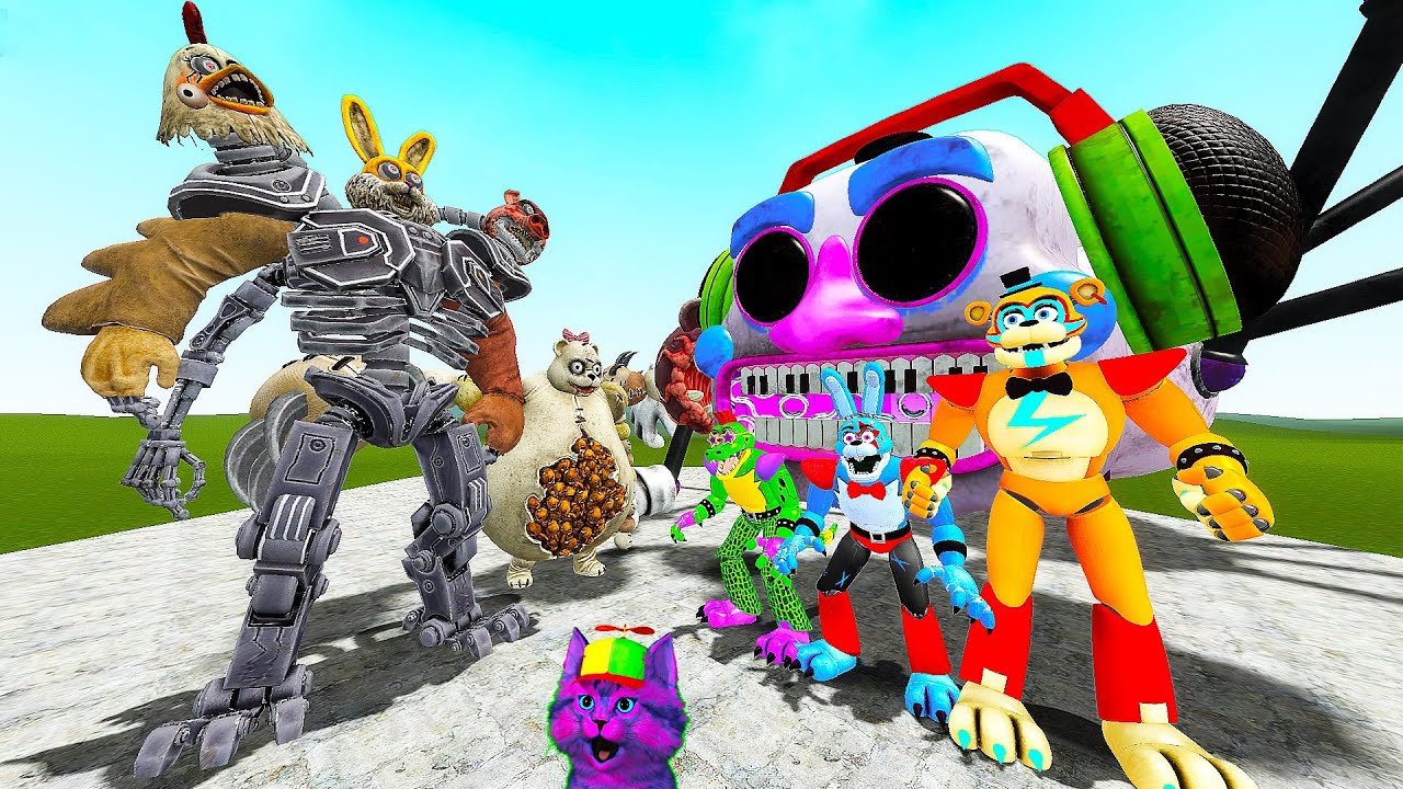 MAMA BEAR BOSS, PROJECT JOYKILL AND DARK DECEPTION VS FNAF SECURITY ...