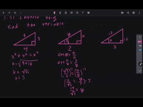 unit 1.51 inverse trig functions - YouTube