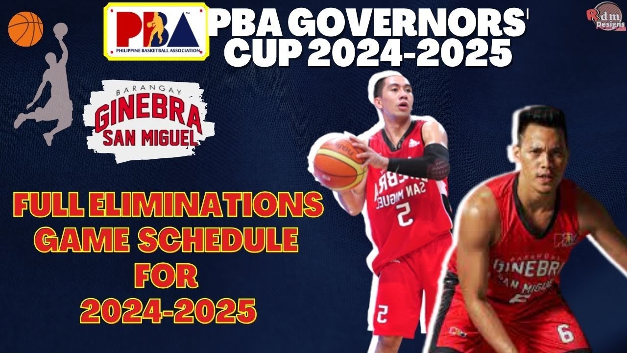 Brgy Ginebra Full Eliminations Game Schedule for Governors' Cup 2024 ...