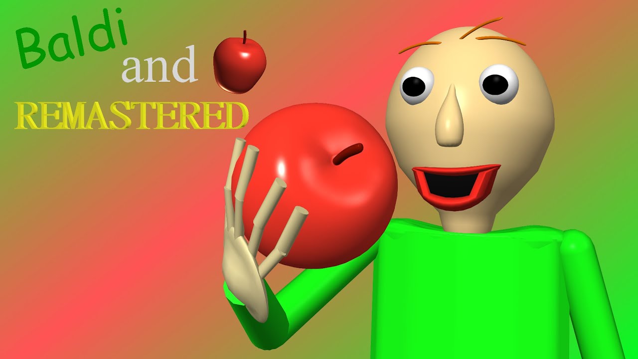 BALDI AND APPLE (REMASTERED) [Anim8or] - YouTube