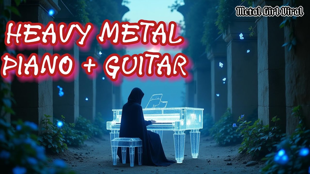 Best Heavy Metal Music 🎵 Piano + Guitar Perfect for Meditaion, Deep ...