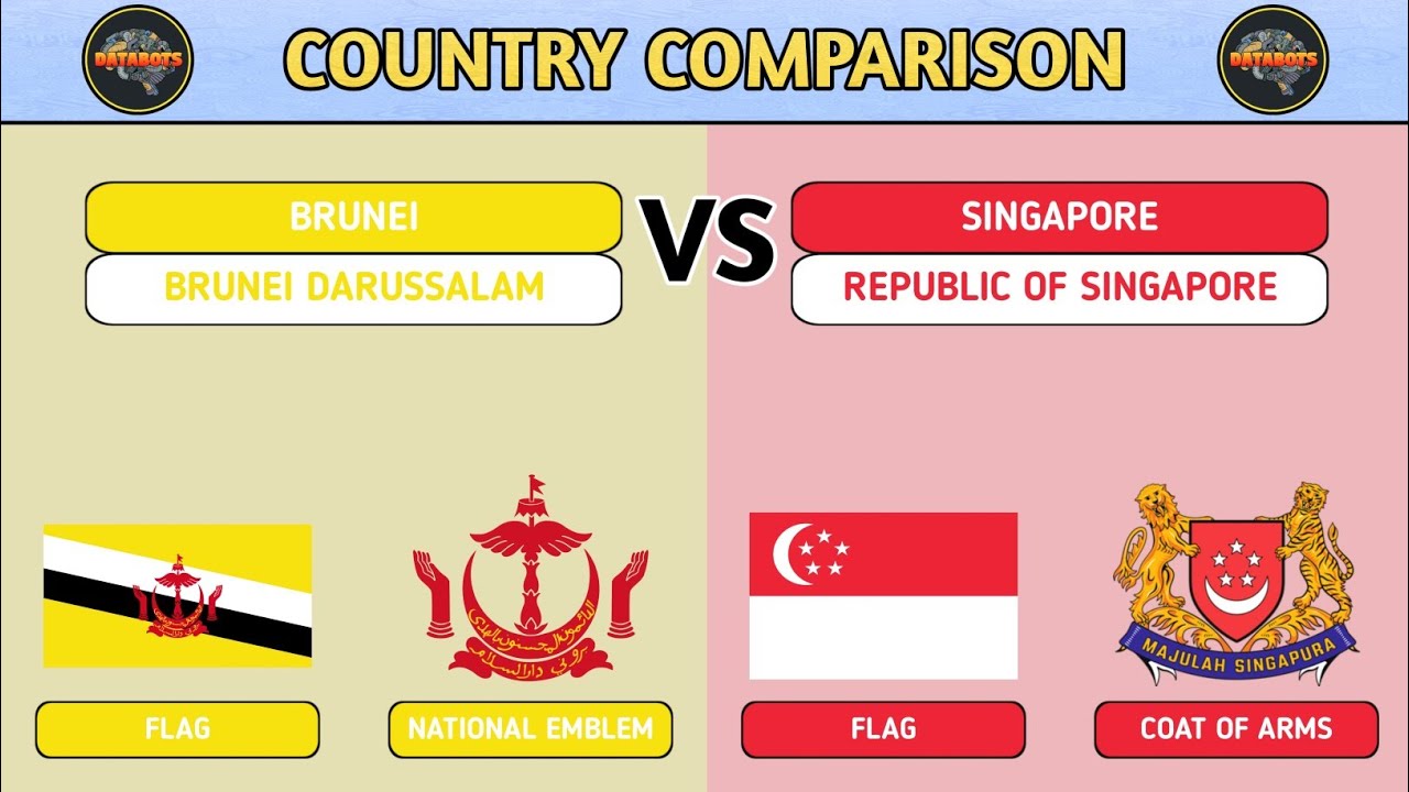 Brunei VS Singapore - Country Comparison - YouTube