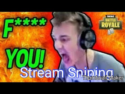 Stream Sniping But It's NOT Stream Sniping - YouTube