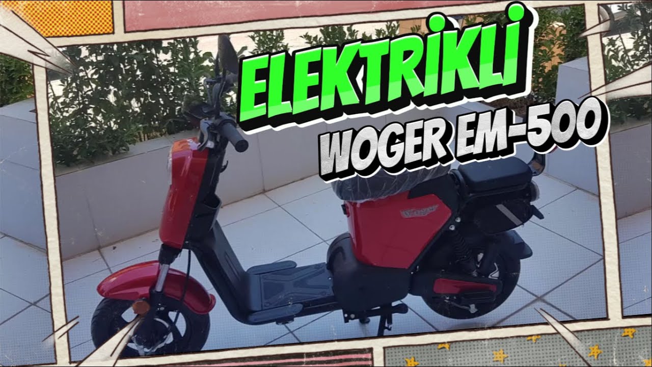 Woger EM500 Elektrikli Motorsiklet Tanıtımı ve Aksesuar - YouTube