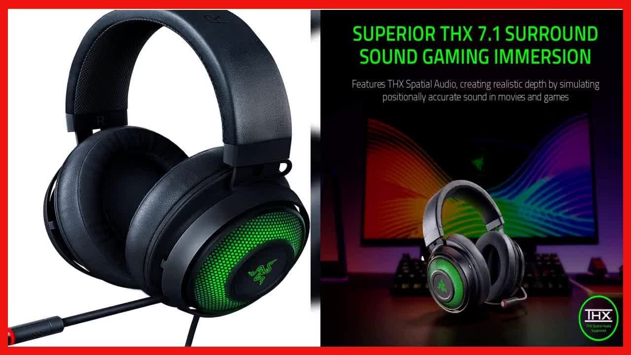 Great product - Razer Kraken Ultimate RGB USB Gaming Headset: THX 7.1 ...