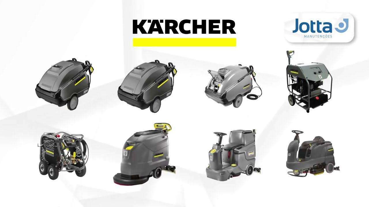 Jotta Manutenções - Lavadora de Piso Karcher B90R - YouTube