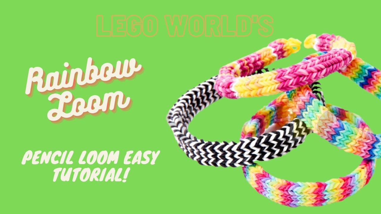 Rainbow Loom Bands | Pencil Loom Easy Tutorial - YouTube