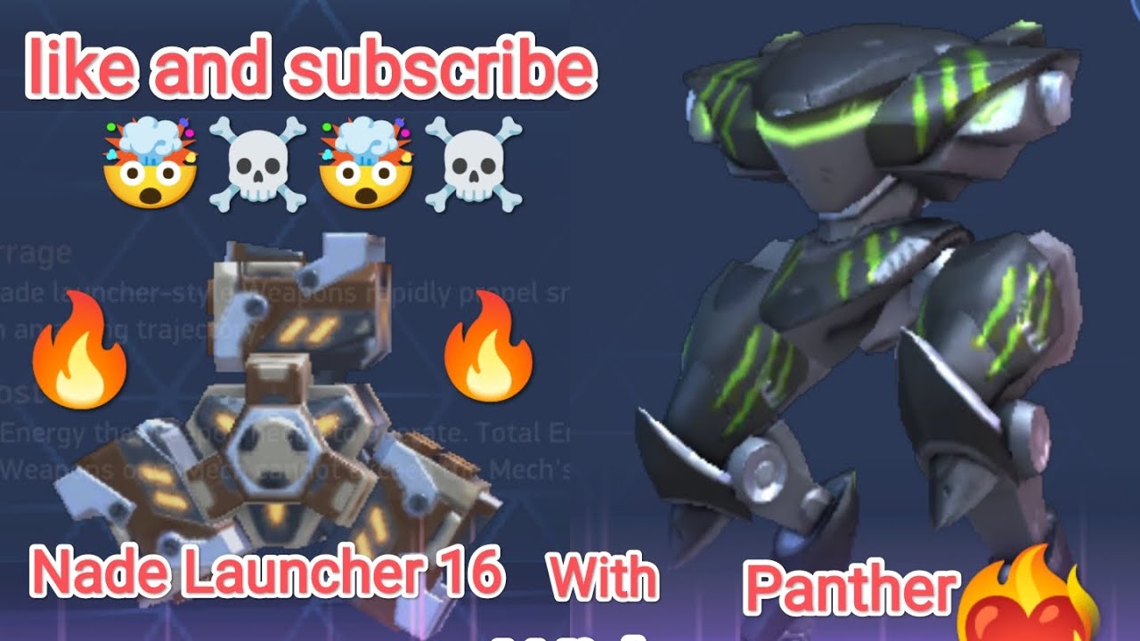Panther with Nade Launcher will be an op combination | combination of ...