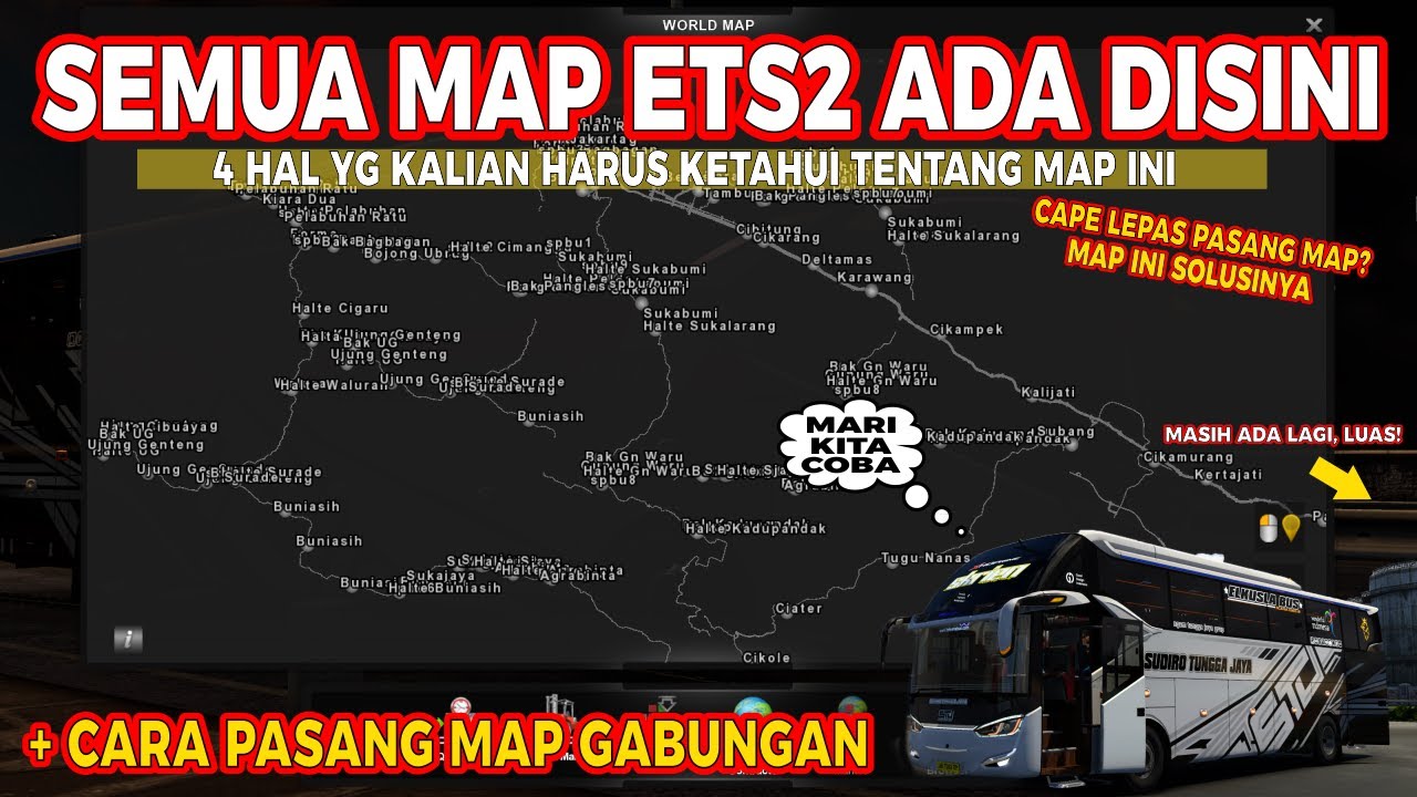 Ketika Map Indonesia Terfavorit ETS2 Dijadikan 1 File Apa Jadinya ...