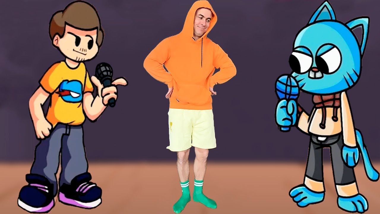 FNF Character Test | Gameplay VS Real Life | Mr Beast | Gumball ...