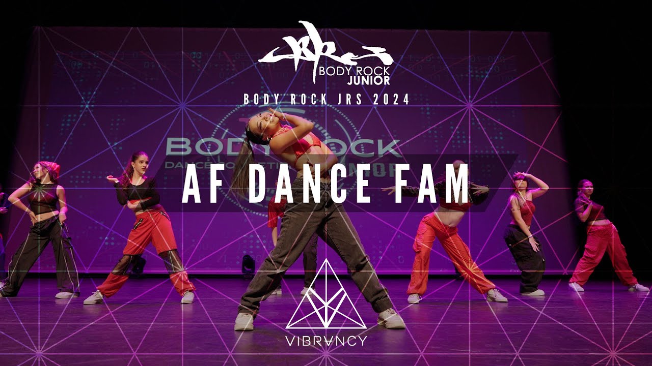 AF Dance Fam | Body Rock Junior 2024 [@VIBRVNCY Front Row 4K] - YouTube