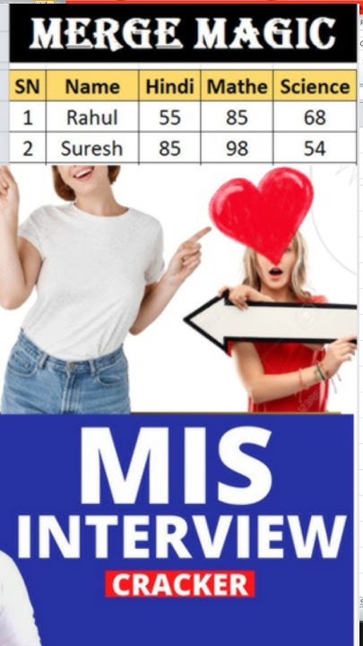 Excel Formula for Job Interview || Excel Data Entry Work || Excel Magic Tricks - YouTube