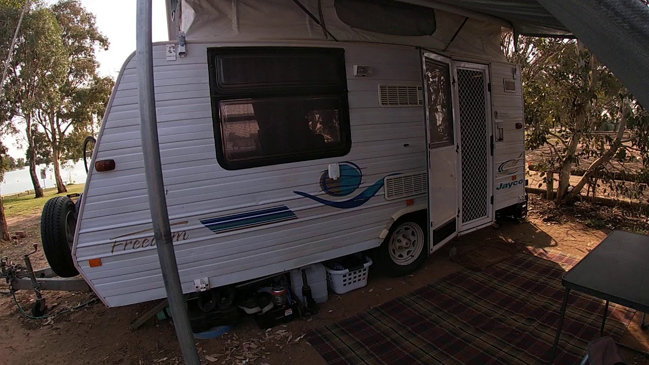 Jayco Freedom caravan pop-top 14ft - YouTube