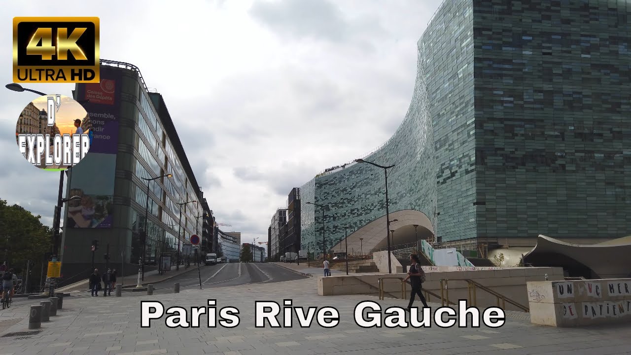 EXPLORING PARIS RIVE GAUCHE》NEW CITY? 2020 【4K】 - YouTube