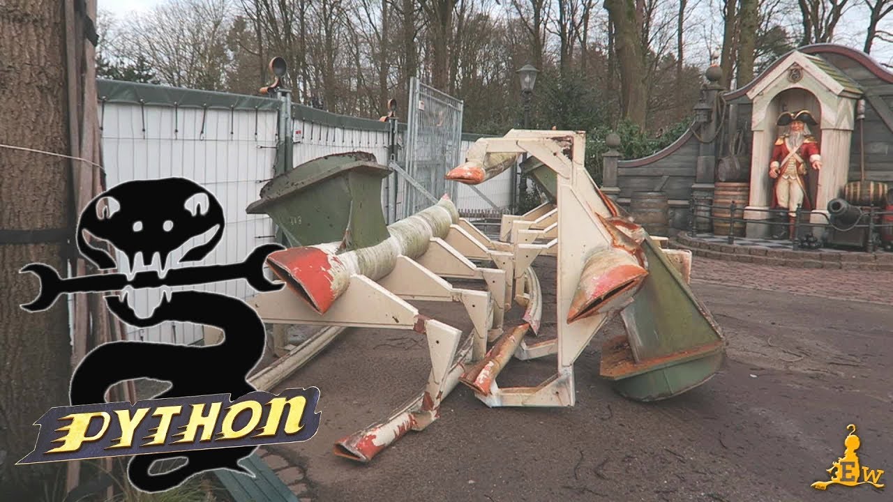 Renovatie Python 23-01-2018 @Efteling - YouTube