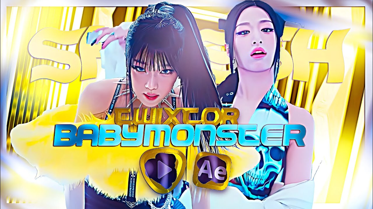 TWIXTOR CLIPS 4K BABYMONSTER - ‘SHEESH’ MV - YouTube